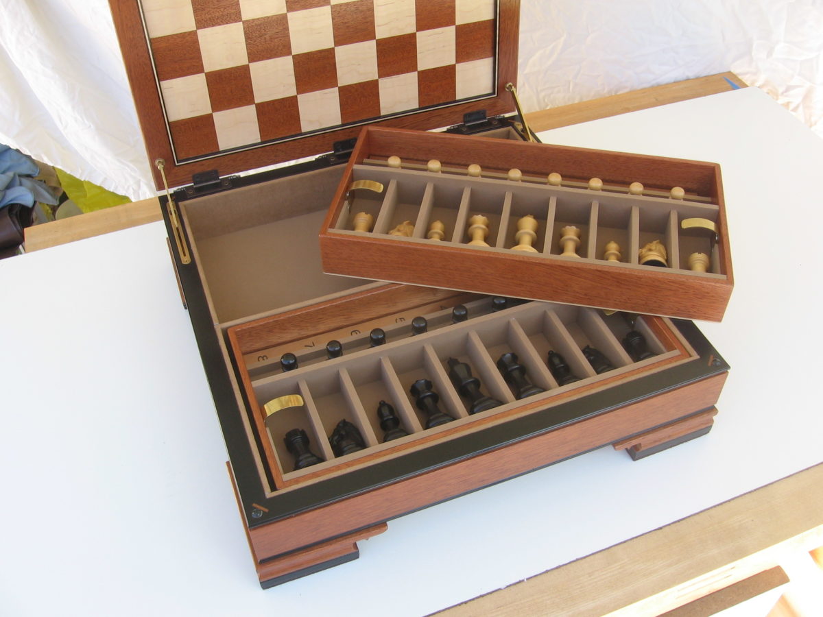 Chessboard and Storage Box - FineWoodworking