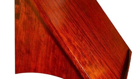 Wall Mounted Display Shelf in Bubinga and Wenge - FineWoodworking