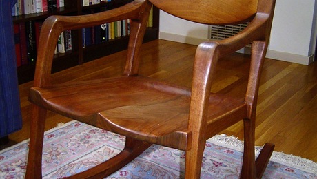 Small rocker in Black Walnut - FineWoodworking