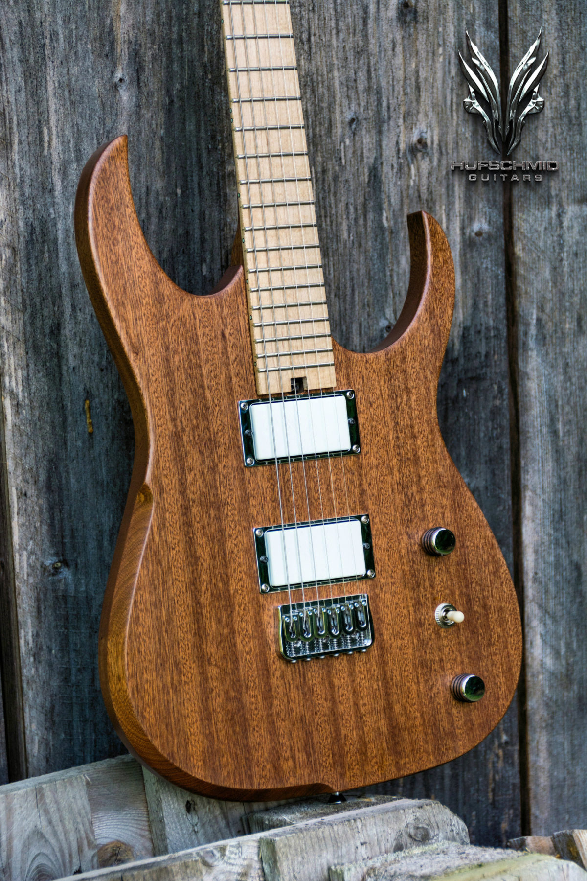 Hufschmid Helldunkel – Maple fingerboard + GlowBuckers! - FineWoodworking