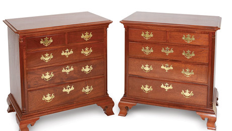 Mahogany and Poplar Bedside Chest - FineWoodworking