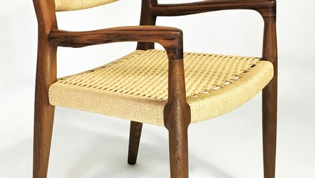 Danish cord weaving arm chair - FineWoodworking