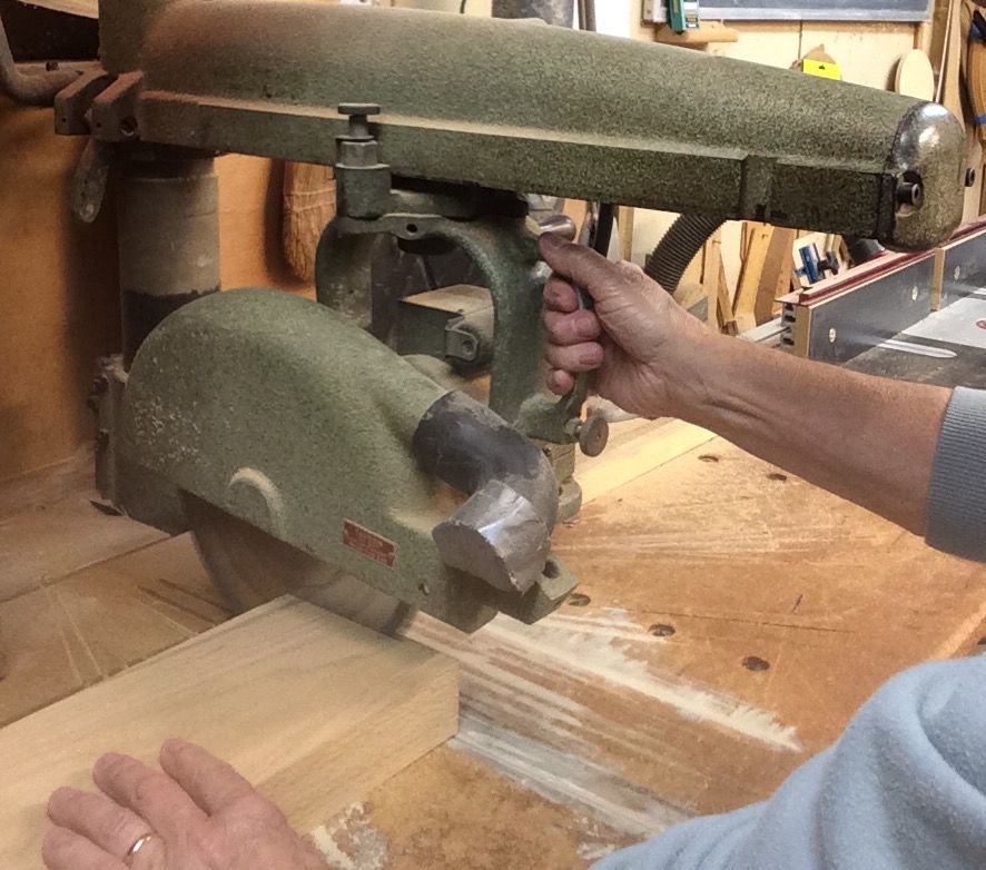 How to cut large stock with a miter saw - FineWoodworking
