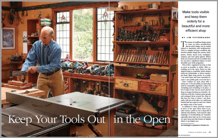 Open Storage Ideas For Hand Tools and Power Tools - FineWoodworking