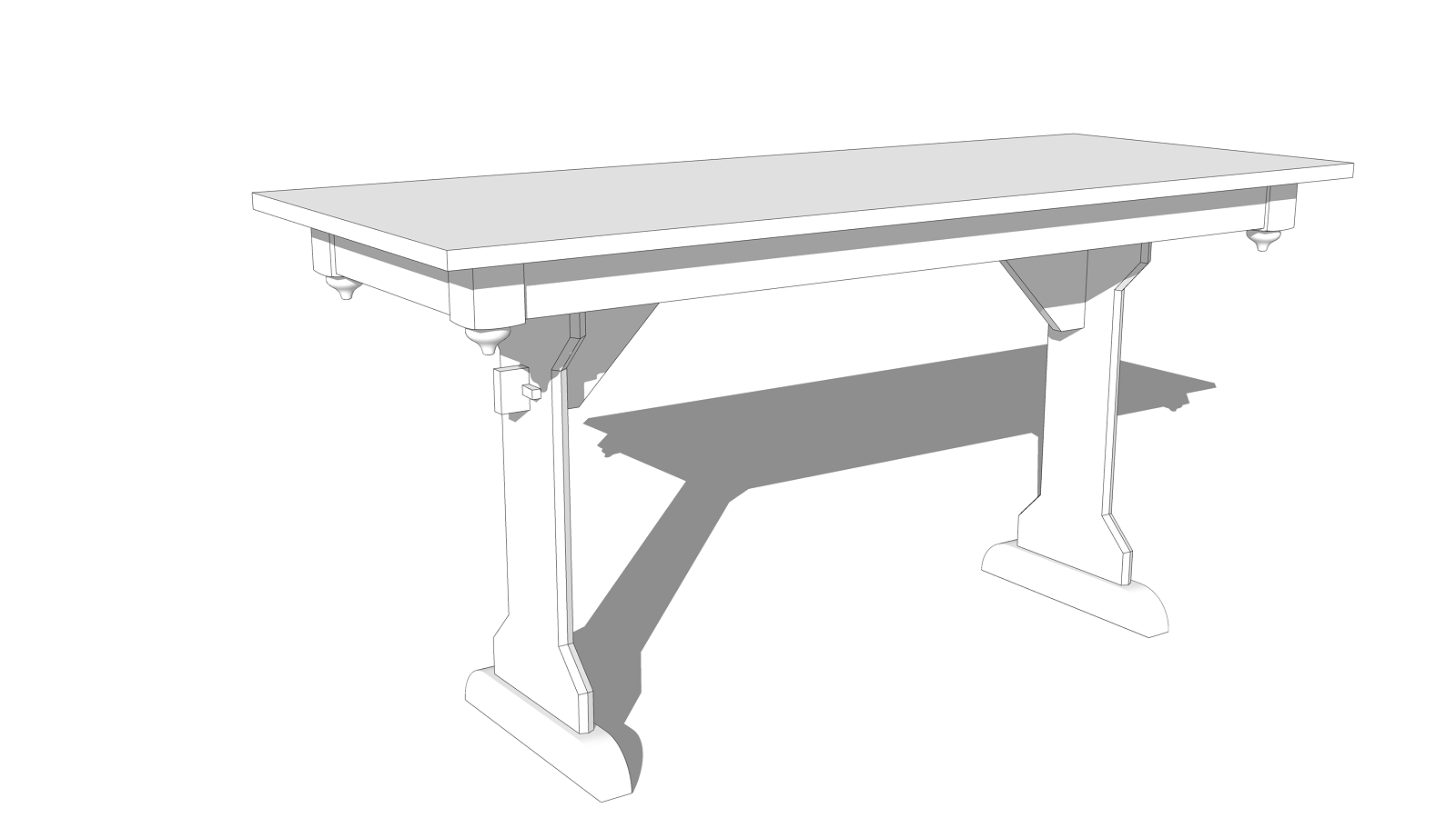 SketchUp Details: Transitioning from Square to Round - FineWoodworking