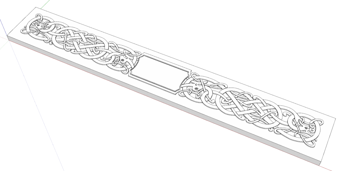 Create a Carving Pattern in SketchUp - FineWoodworking