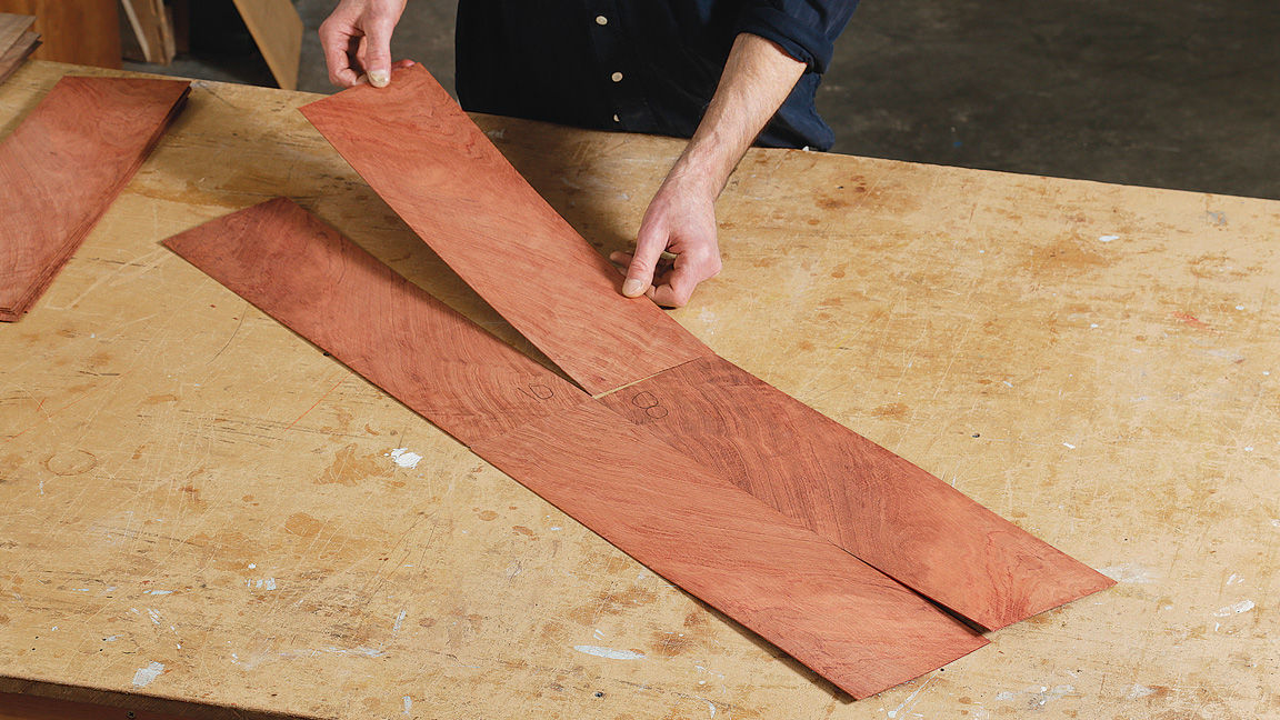 Four Techniques To Create Patterns With Veneer - FineWoodworking