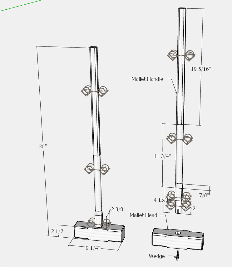 Modeling a Croquet Set with Section Cuts - FineWoodworking