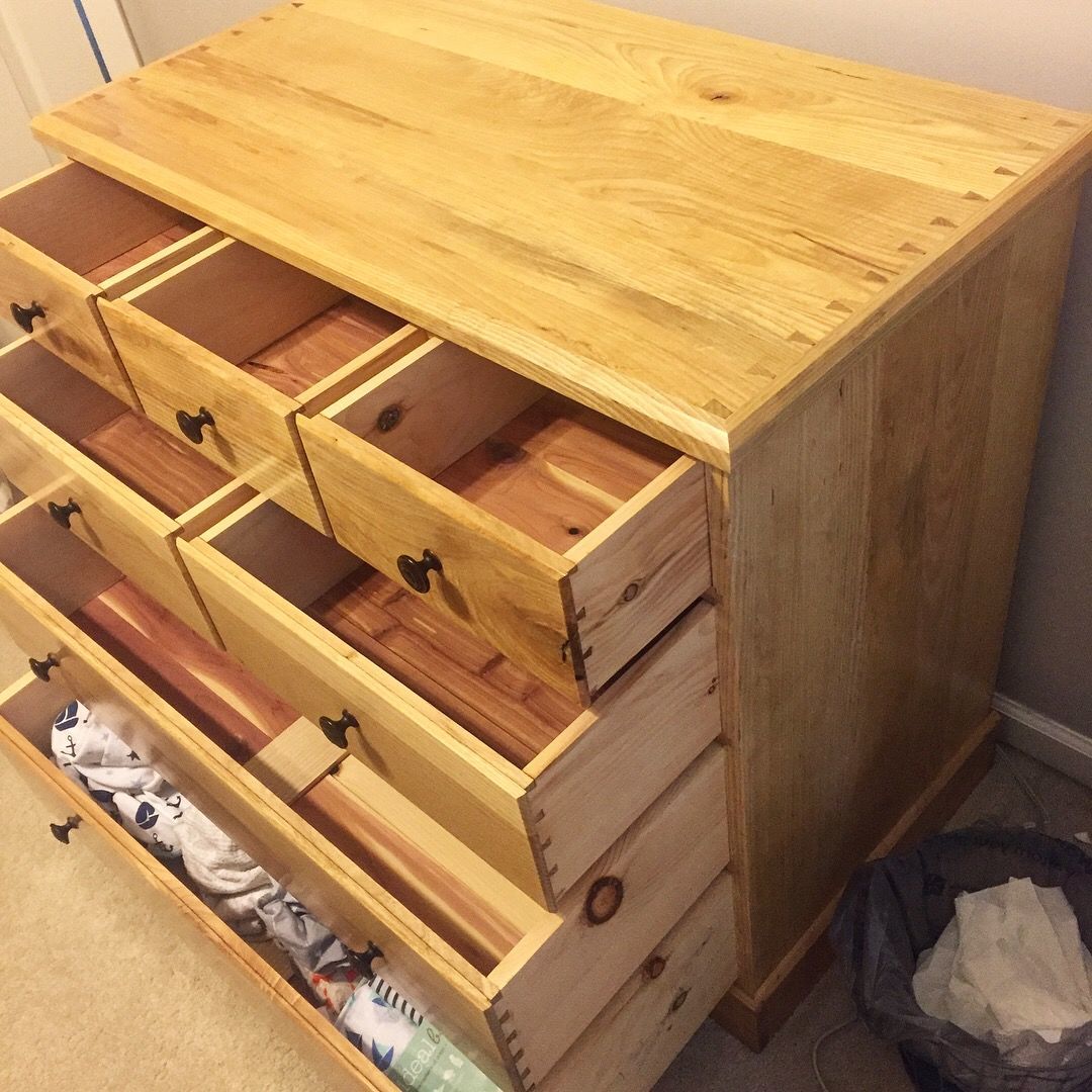 Dovetailed Ash Chest of Drawers - FineWoodworking