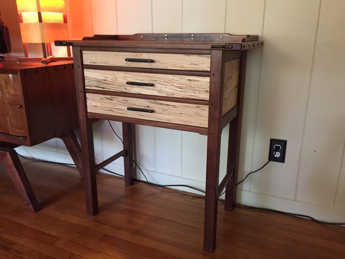 Greene and Green(ish) Valet Table - FineWoodworking