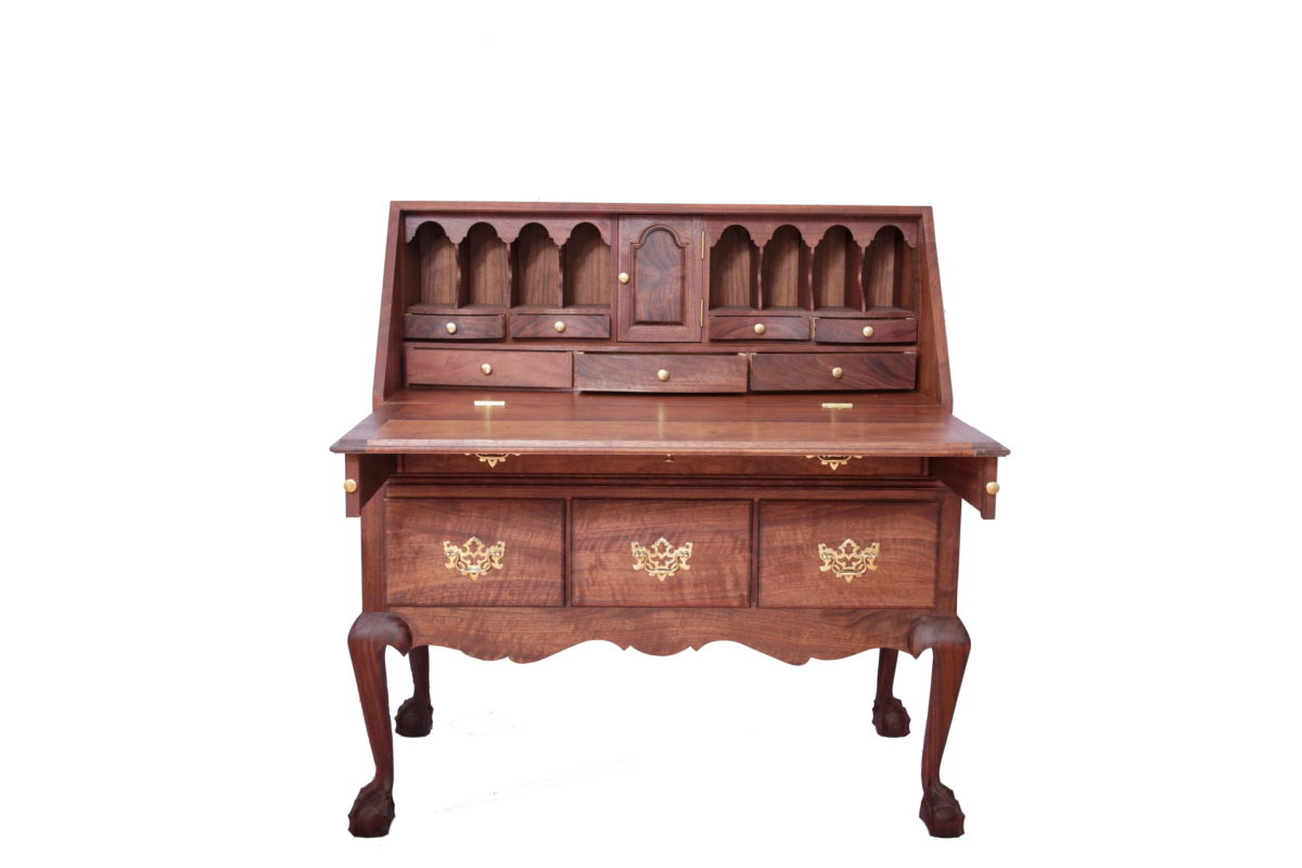 Walnut Slant Front Desk - FineWoodworking