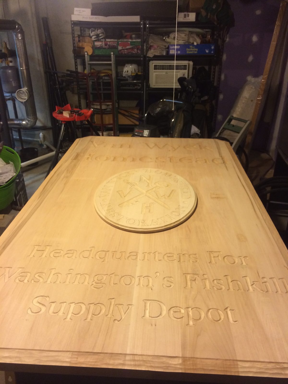 Hand Carved Historical Sign - FineWoodworking