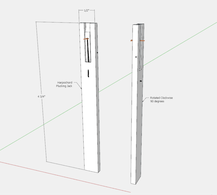 Modeling A Plucking Jack in SketchUp - FineWoodworking
