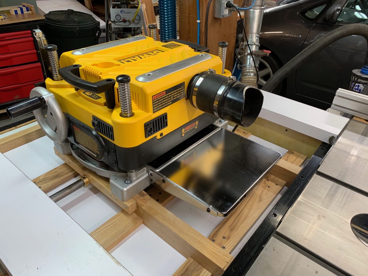 Table saw outfeed / Planer table - FineWoodworking