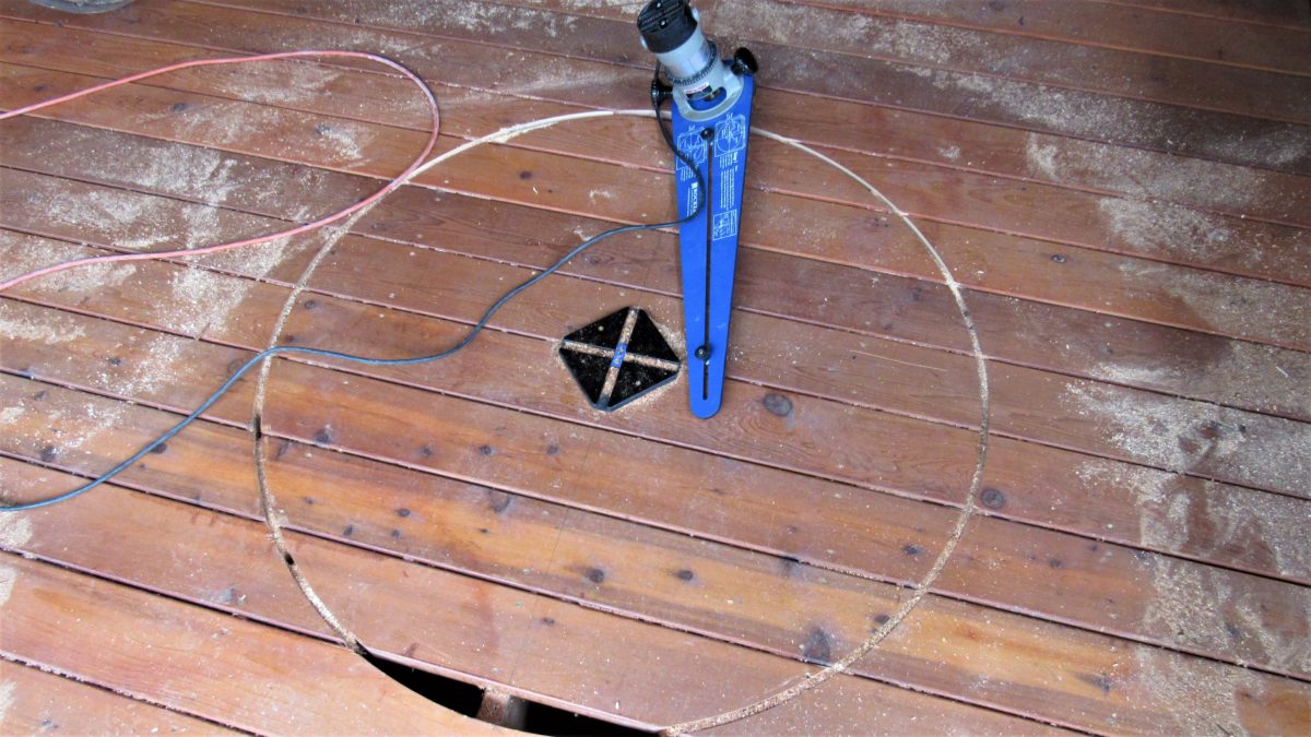 Rose Compass Deck Inlay - FineWoodworking