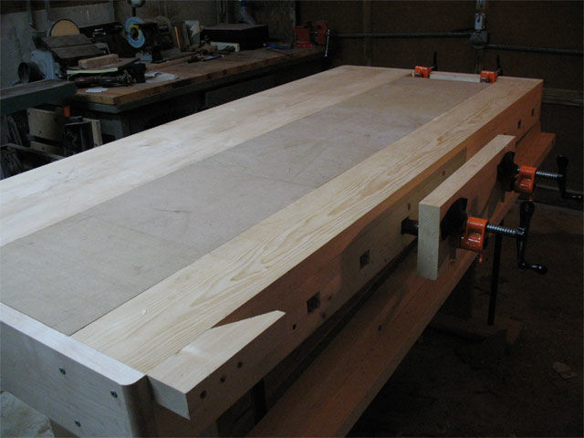 New Fangled Workbench Finished - FineWoodworking