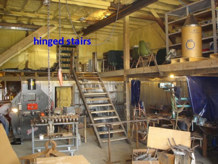 staircase for workshop - FineWoodworking