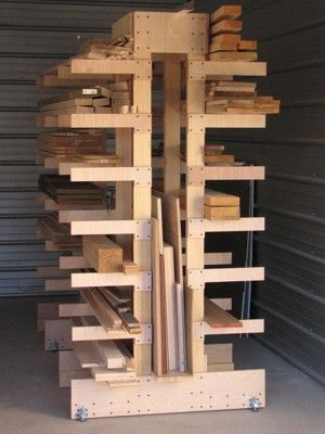 Cantilever Wood Rack - FineWoodworking