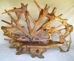 very interesting teak root furniture - FineWoodworking
