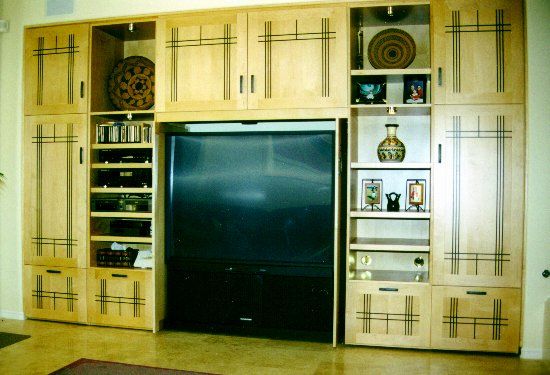 TV Center Door Options - FineWoodworking