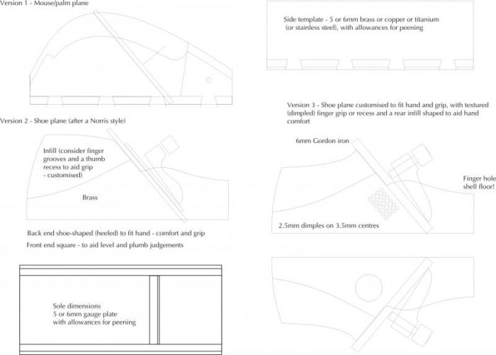 Parts for Scratch built Infill planes - FineWoodworking