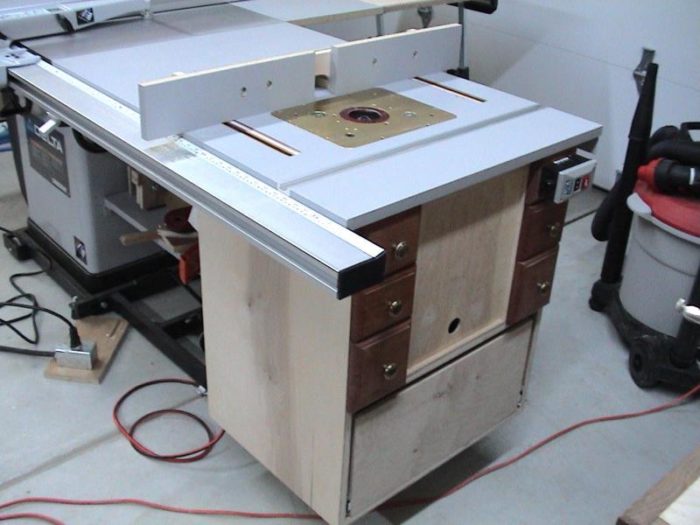 Saw Mounted Router Tables - FineWoodworking