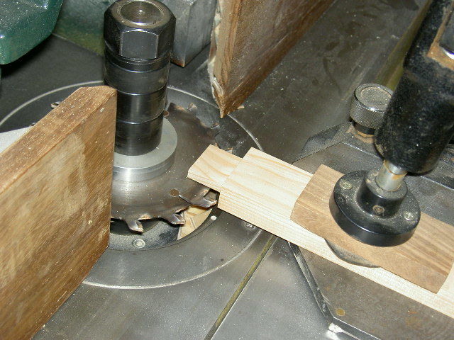 Tenoning on spindle moulder - FineWoodworking
