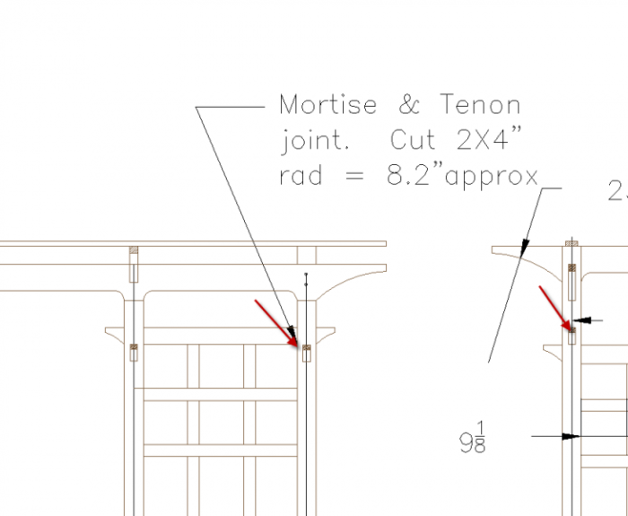 Mortising a 4X4" - FineWoodworking