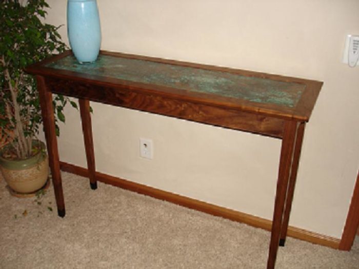 Copper Sheet Table Top - FineWoodworking