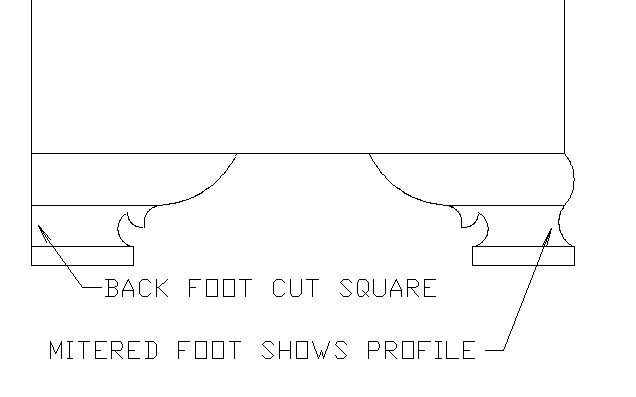 Joinery used on Bracket feet - FineWoodworking