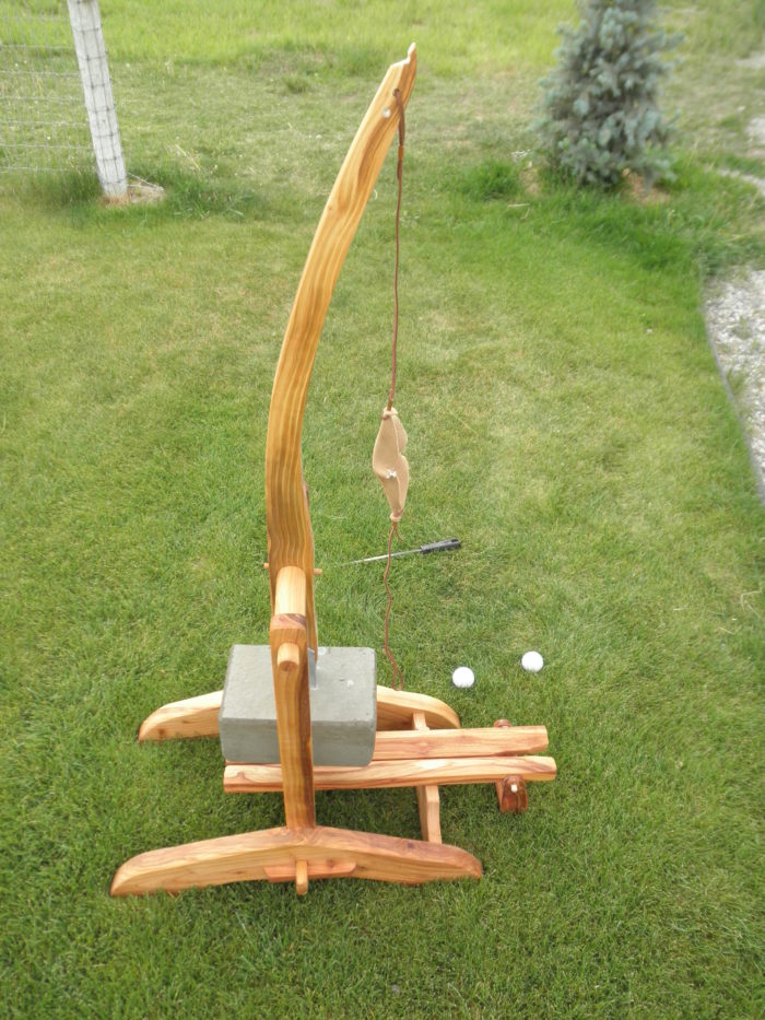 Trebuchet trigger brain teaser, update - FineWoodworking