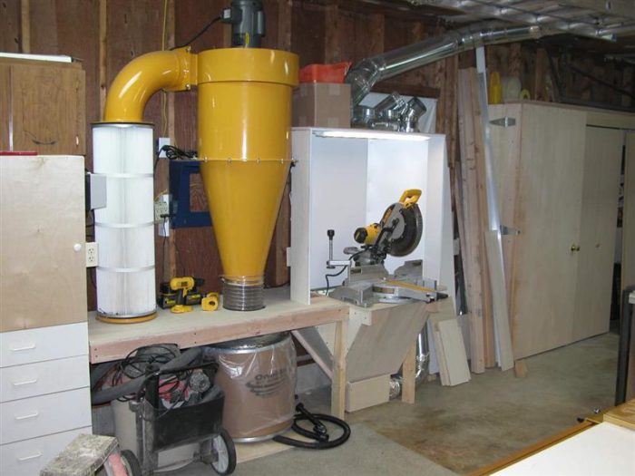 Dust Collection for Sliding Miter Saw - FineWoodworking