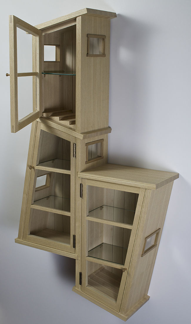 W276- Geometric Wall Cabinet - FineWoodworking