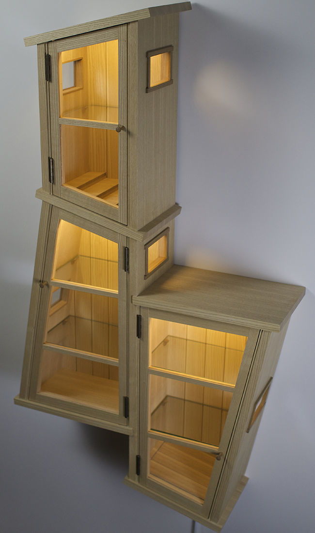 W276- Geometric Wall Cabinet - FineWoodworking