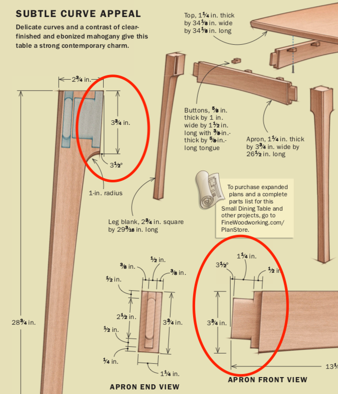 Philip Morley Modern Dinning Table Splayed Leg Joinery - FineWoodworking