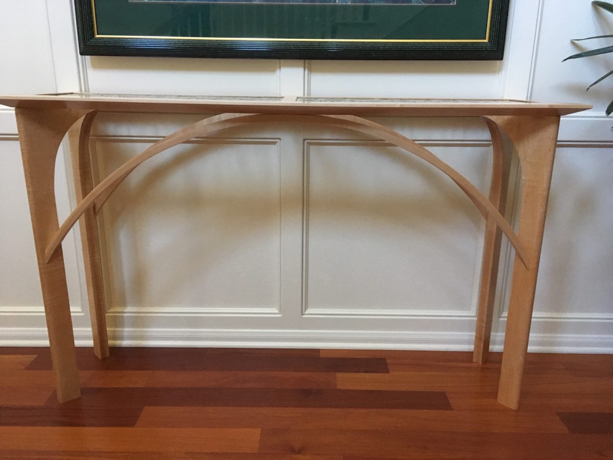 Maple Entrance Table - FineWoodworking