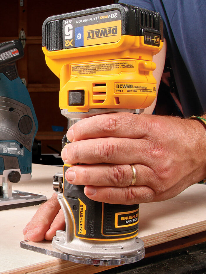 Tool Test: Cordless Trim Routers - FineWoodworking