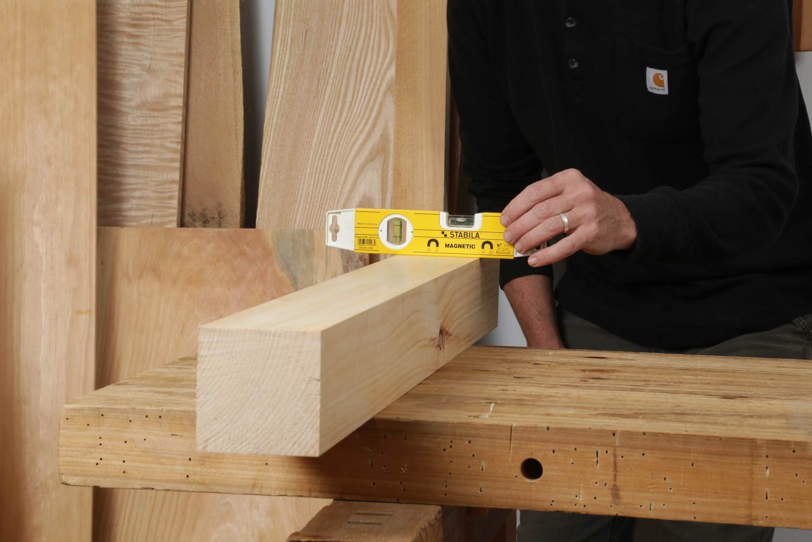 Centerline Layout for Large Stock - FineWoodworking