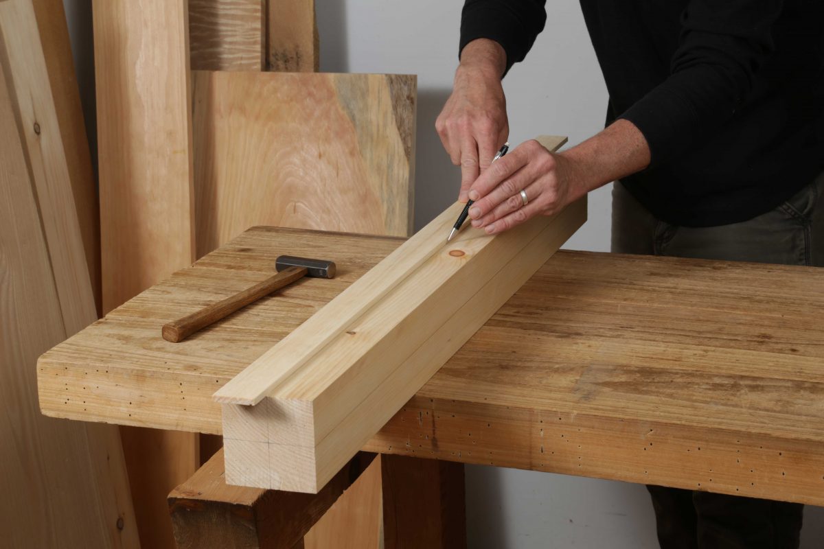 Centerline Layout for Large Stock - FineWoodworking