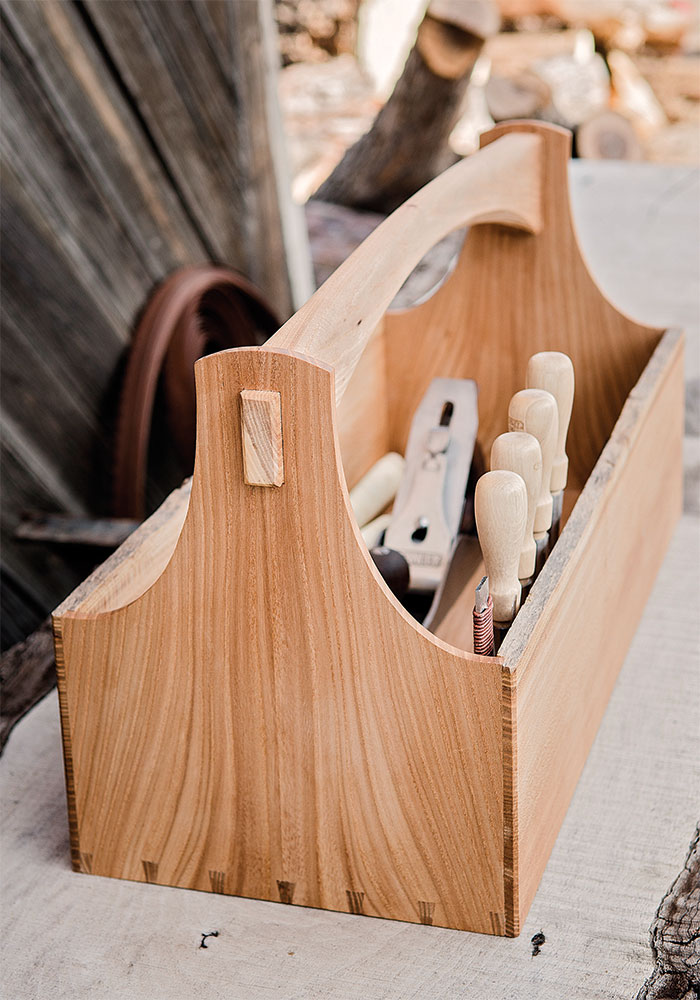 279- Elegant but Sturdy Tool Tote - FineWoodworking
