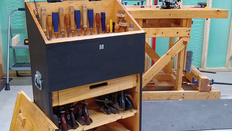 279- Pine, Poplar, and Red Oak Tool Chest - FineWoodworking