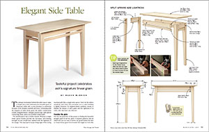 Elegant Entry Table - FineWoodworking