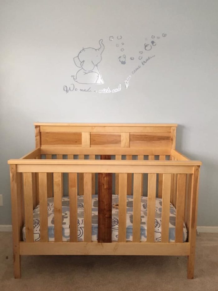 Cherry & Curly Maple Crib - FineWoodworking