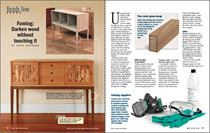 Fuming Wood with Ammonia - FineWoodworking