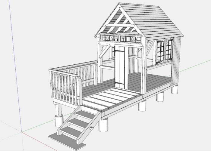 Adding phantom lines in SketchUp - FineWoodworking