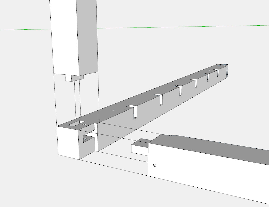 Adding phantom lines in SketchUp - FineWoodworking