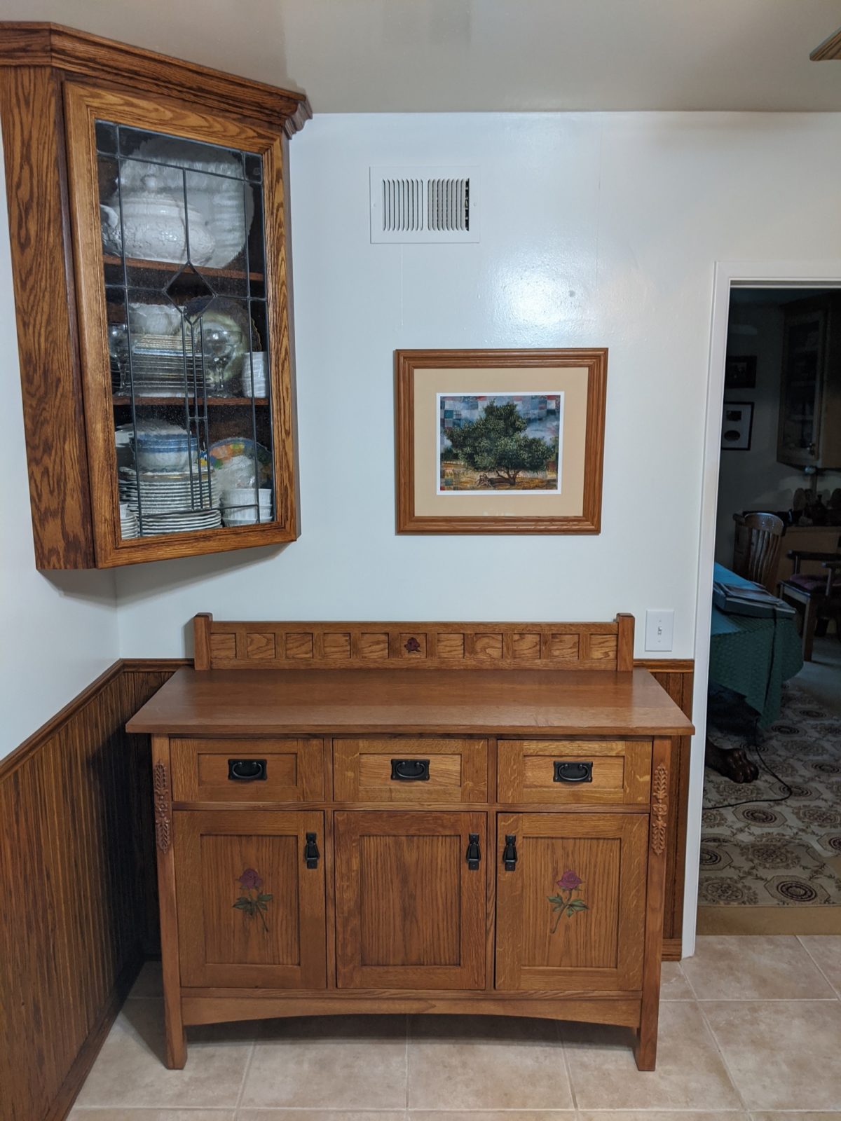 White oak buffet - FineWoodworking