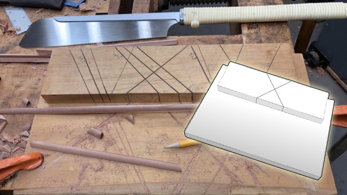 Basic SketchUp exercise - Designing a handy miter box - FineWoodworking
