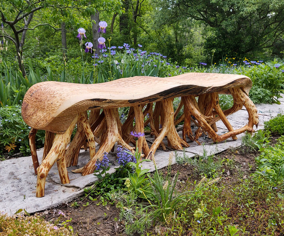 Tree Limb Bench - FineWoodworking