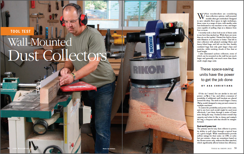 Wall-Mounted Dust Collectors - FineWoodworking